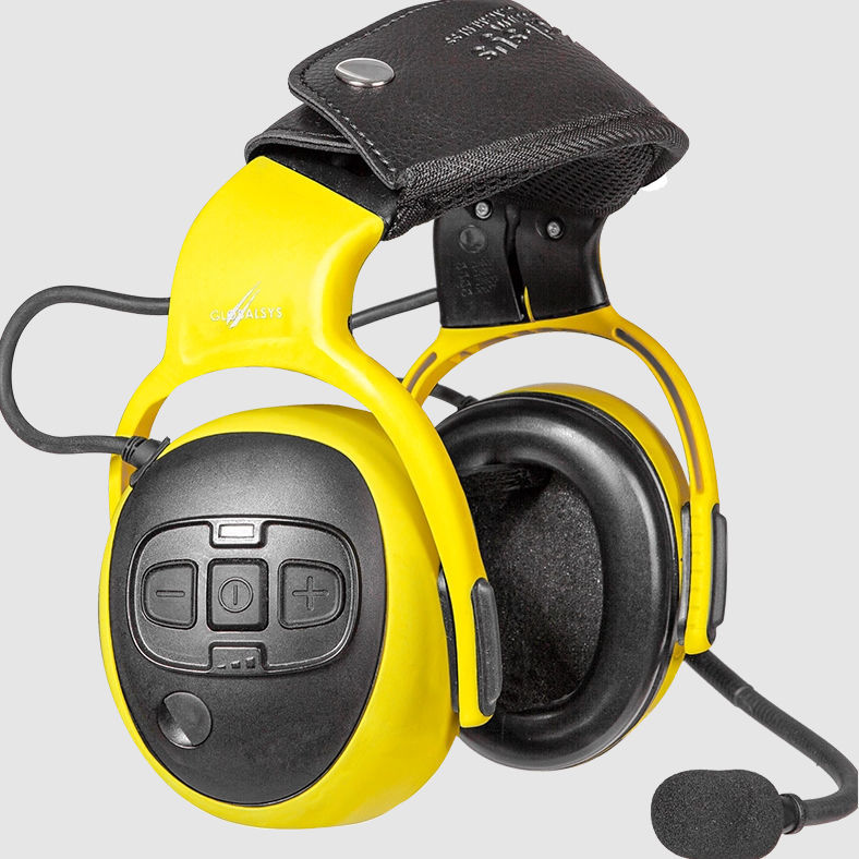 MRO headset - AIRLINK 2085 - GLOBALSYS - for ground support / ramp ...