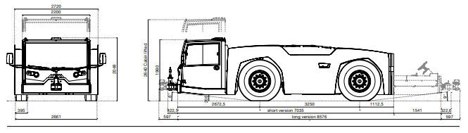 Tow tractor - BISON D 1000 - GOLDHOFER AKTIENGESELLSCHAFT - with towbar ...