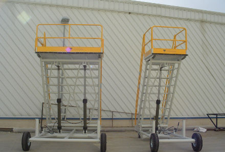 Fuselage access platform - ATA-53 - GSECOMPOSYSTEM - movable / fixed
