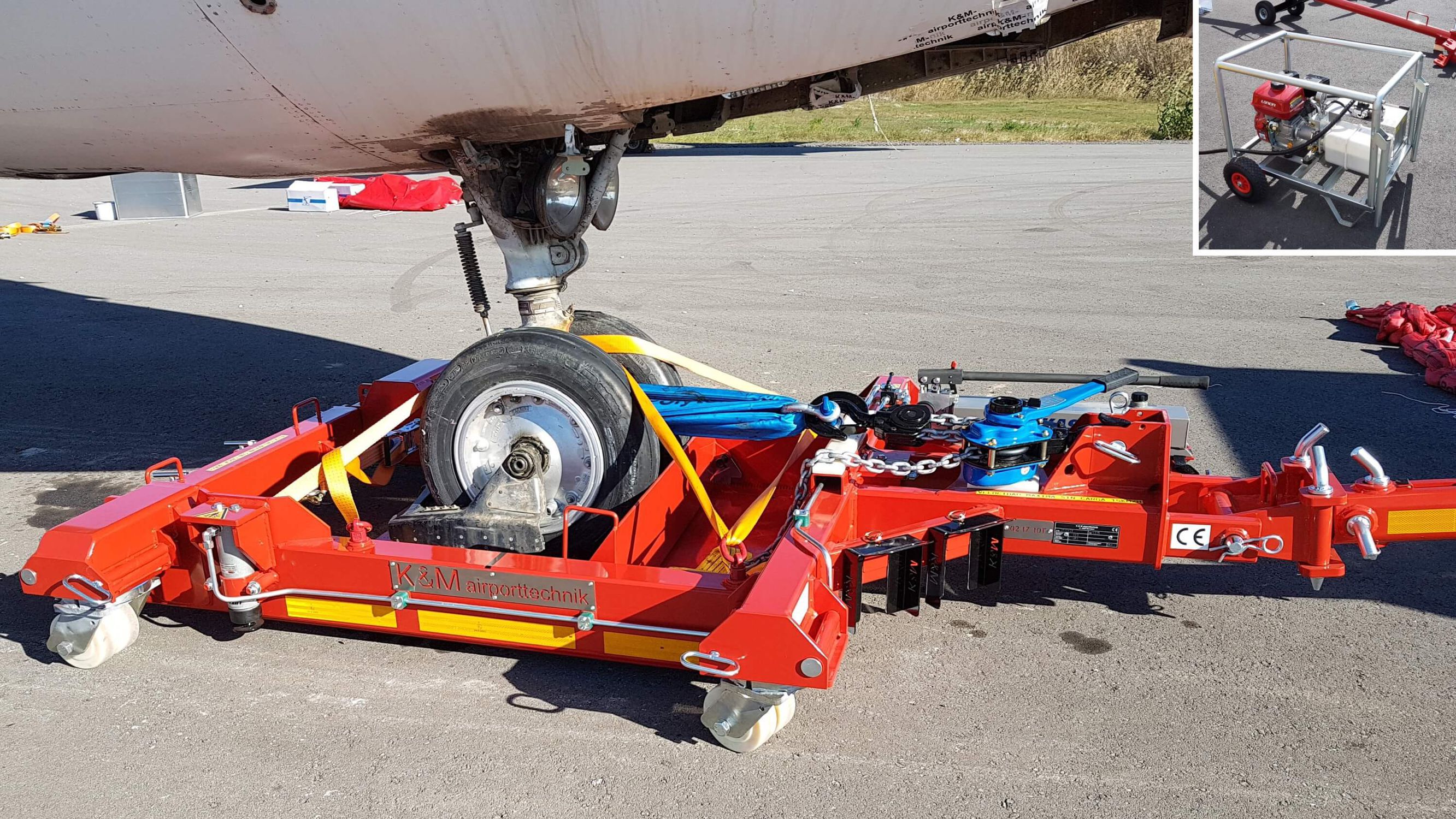 Recovery dolly - RD10 - K&M AIRPORTTECHNIK - 2-axle / for airport / for ...