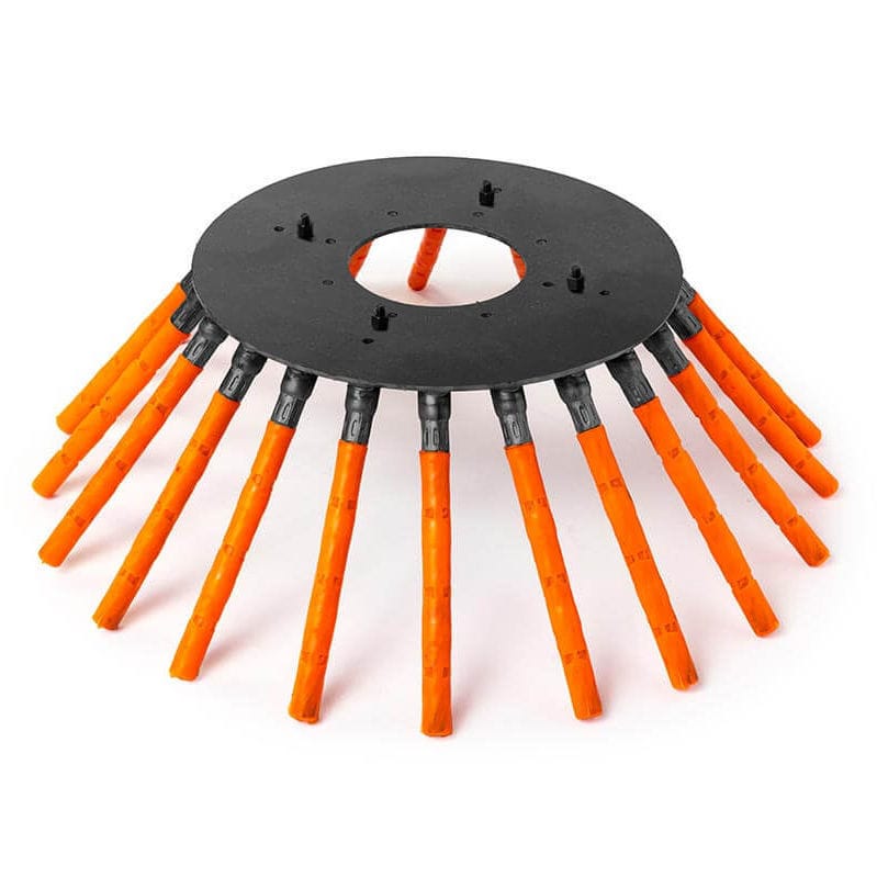 Disc sweeper brush - OB - KOTI RUNWAY BRUSHES - for airport runway / metal