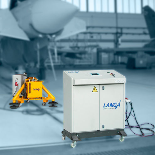 Aircraft jack - LANGA INDUSTRIAL - hydraulic / tripod