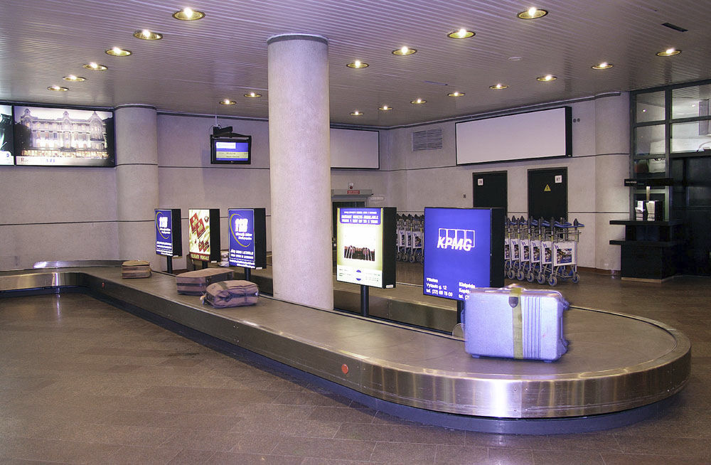 Scale baggage carousel - LAS-1 COMPANY LTD. - for airports / horizontal