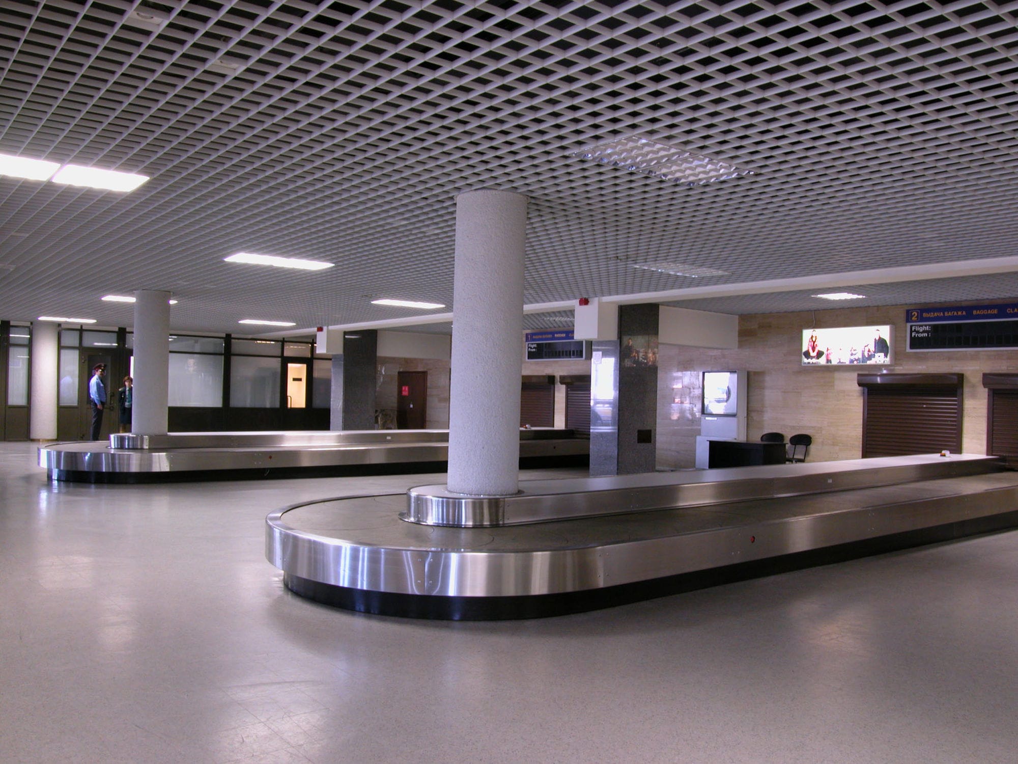 Scale baggage carousel - LAS-1 COMPANY LTD. - for airports / horizontal