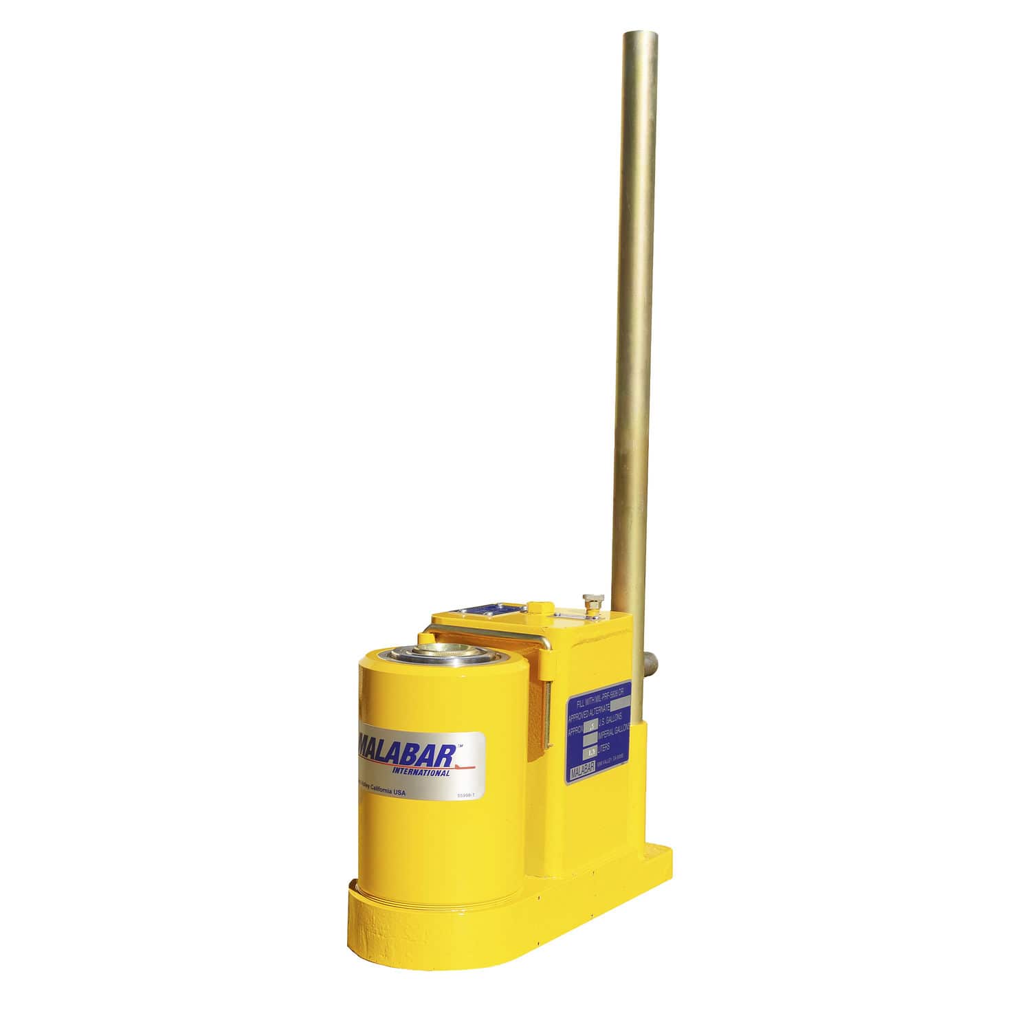 Aircraft jack - 648A - MALABAR INTERNATIONAL USA - hydraulic / single-axis