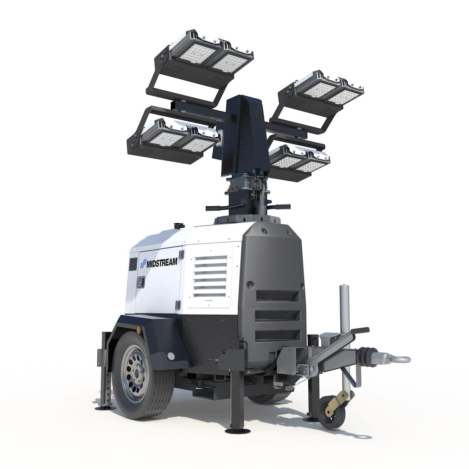 Mobile light tower - Midstream Mobile Lighting Tower - MIDSTREAM ...