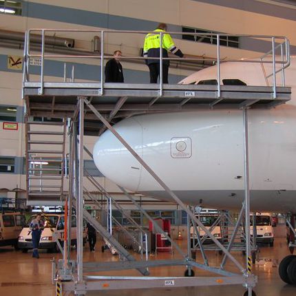 Aircraft nose dock - NIJL AIRCRAFT DOCKING B.V. - movable