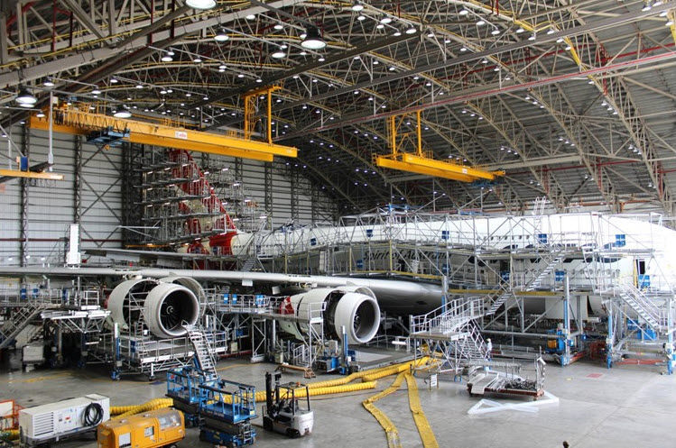 Aircraft tail dock - NIJL AIRCRAFT DOCKING B.V. - fuselage / nose / wing