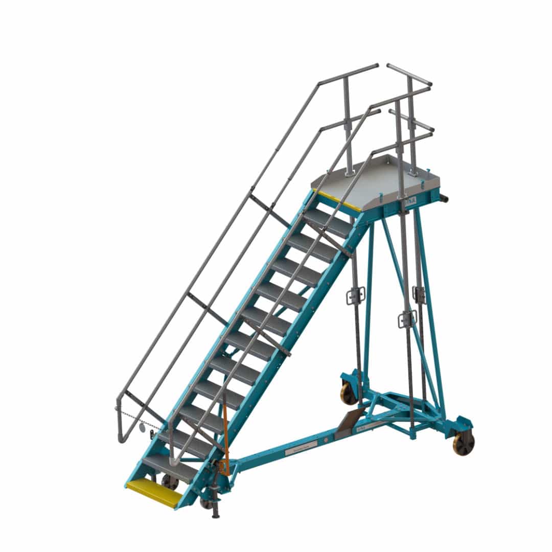 Access stairs - FRSIII - NIJL AIRCRAFT DOCKING B.V. - mobile / for ...