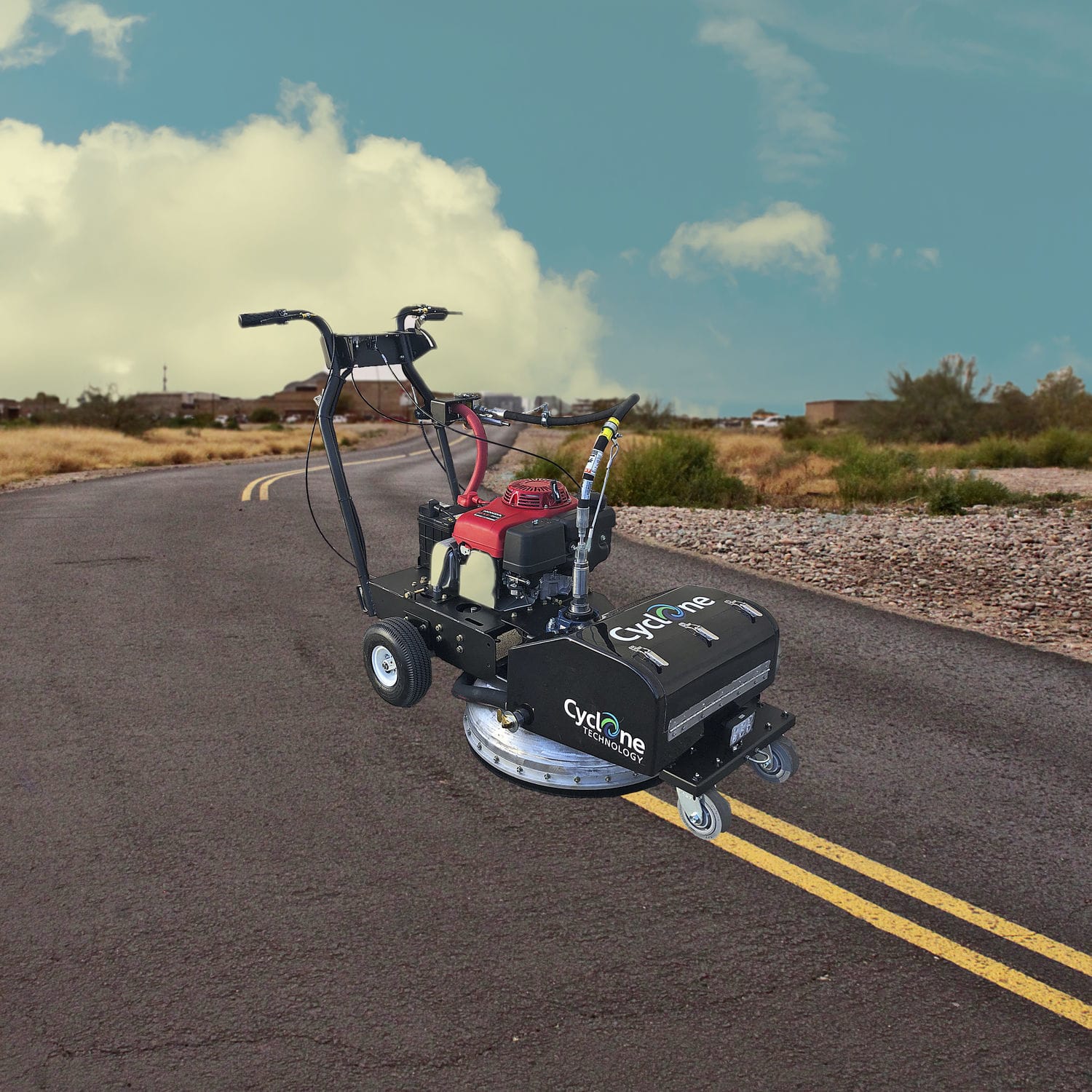 Airport runway cleaning machine - CY200 - CYCLONE TECHNOLOGY - walk ...