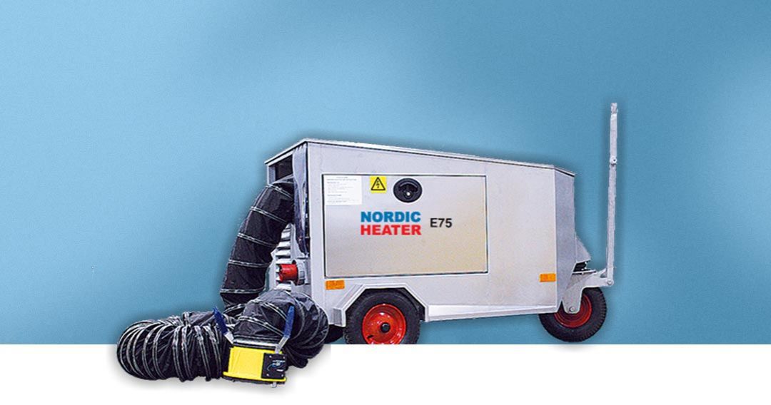 Towed ACU - E75 - NORDIC HEATER AB - electric / for aircraft / for runway