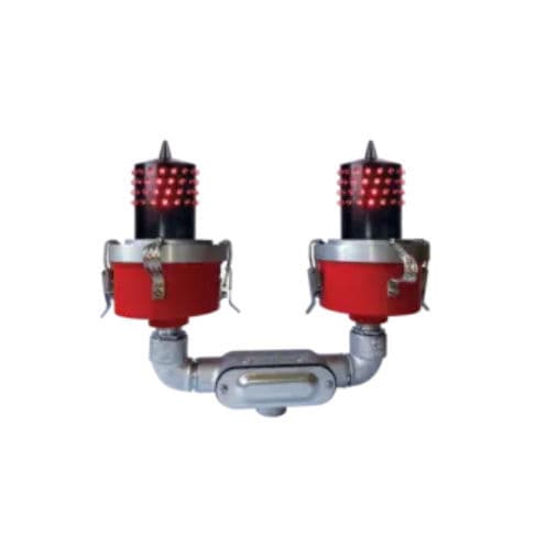 Obstruction light - NAVILITE-F-DUAL - OBSTA - for airport / LED / low ...