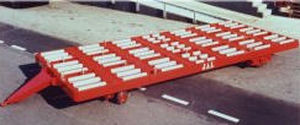 Pallet trailer - 2401-03 - PINON SAS - 2-axle / with swiveling front ...