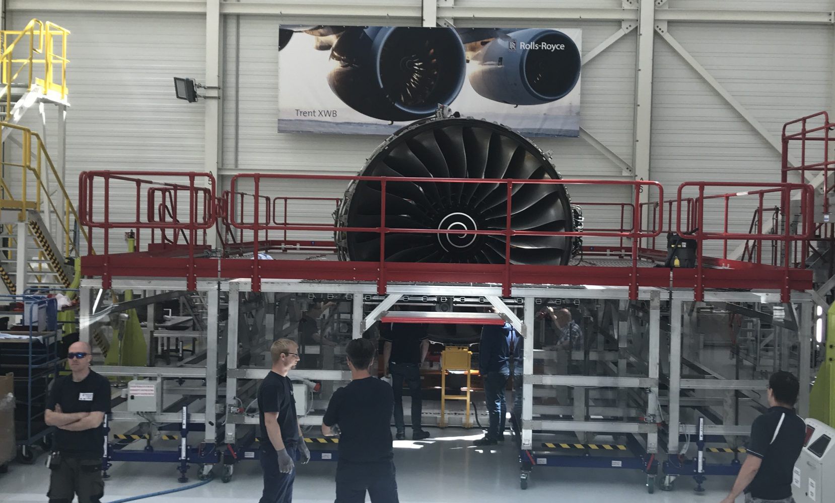 Engine access platform - 812.100.71 - SEMMCO LTD - movable / fixed ...