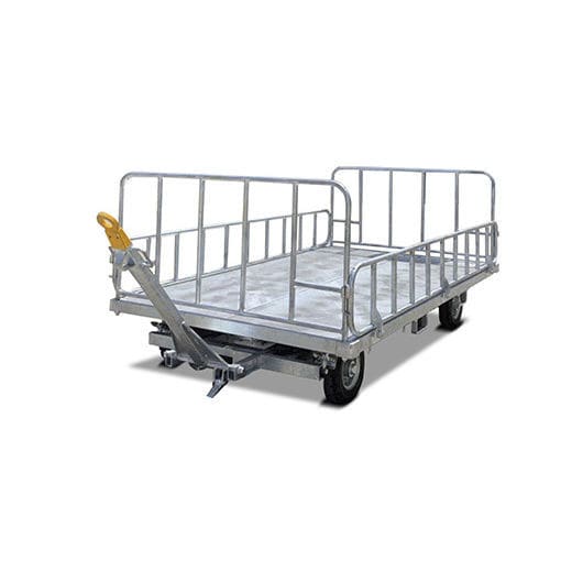 Ground support baggage trailer - CTS2.0T03 - Cartoo GSE - 4-wheel / open