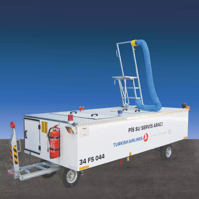 Towed lavatory cart - LSC300-700 - TIMSAN - for airport