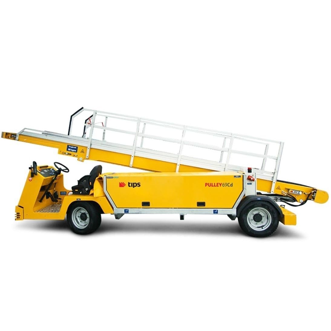 Self-propelled baggage belt loader - PULLEY69Cd - TIPS GSE - for airport