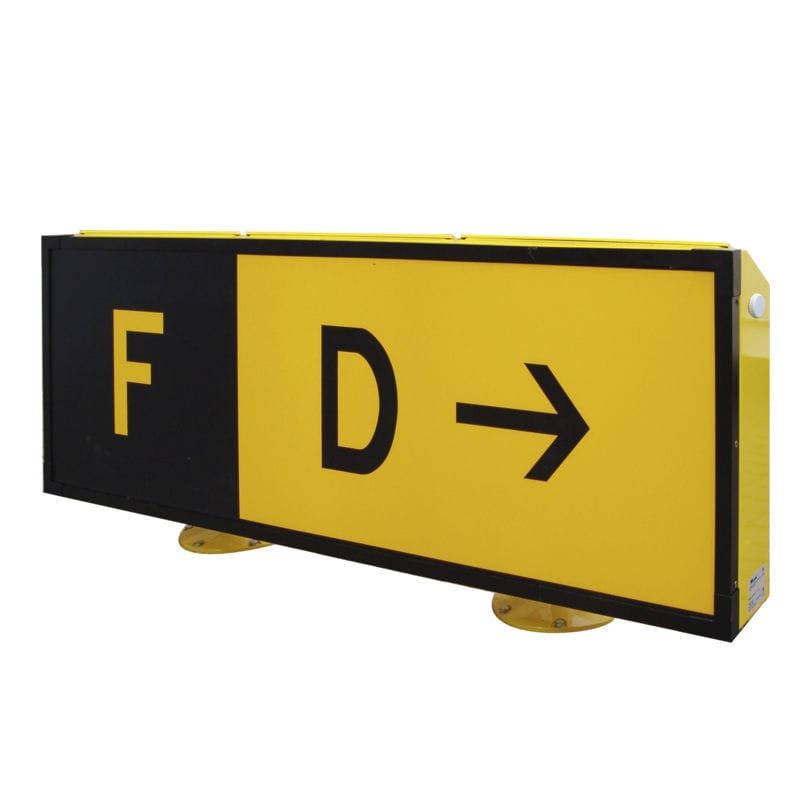 Information sign - TZP-D - TRANSCON ES - directional / static / for airport