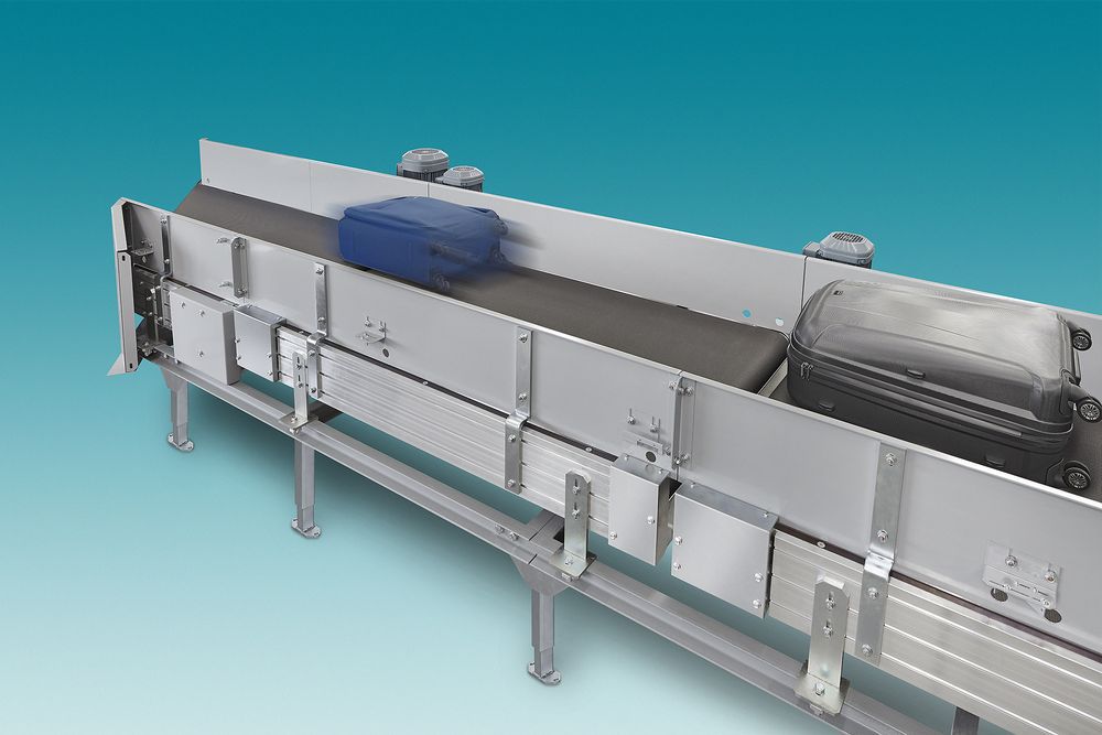 Belt conveyor - TRANSNORM SYSTEM GMBH - baggage / horizontal / for airports