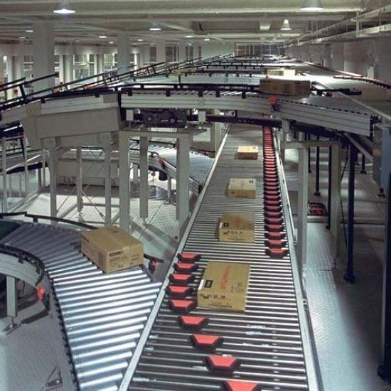 Sliding shoe sorter - ULMA HANDLING SYSTEMS - for baggage / for airport