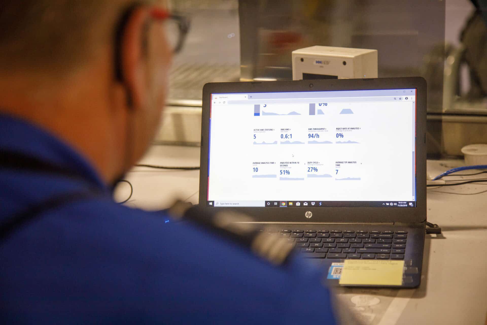 Reporting software - PAX Multiplex - VANDERLANDE - security / for ...