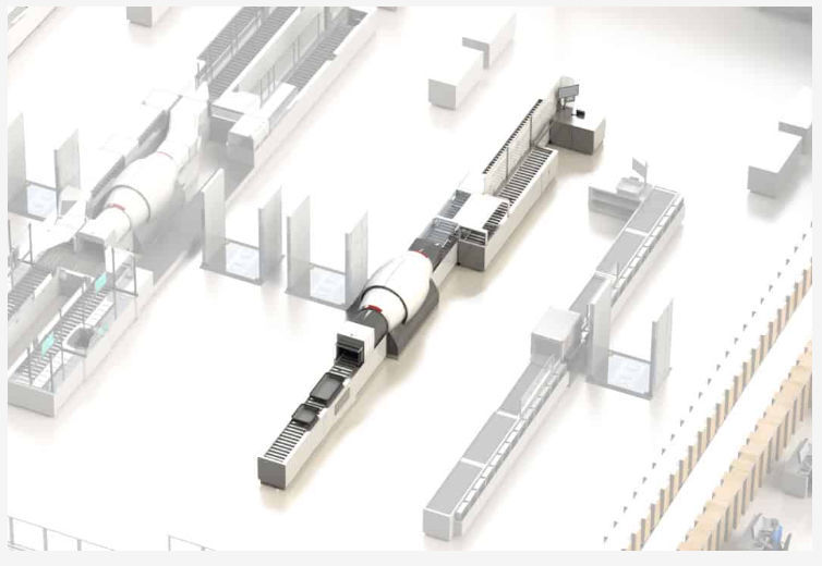 Roller conveyor - VANDERLANDE - baggage / modular / with hold baggage ...