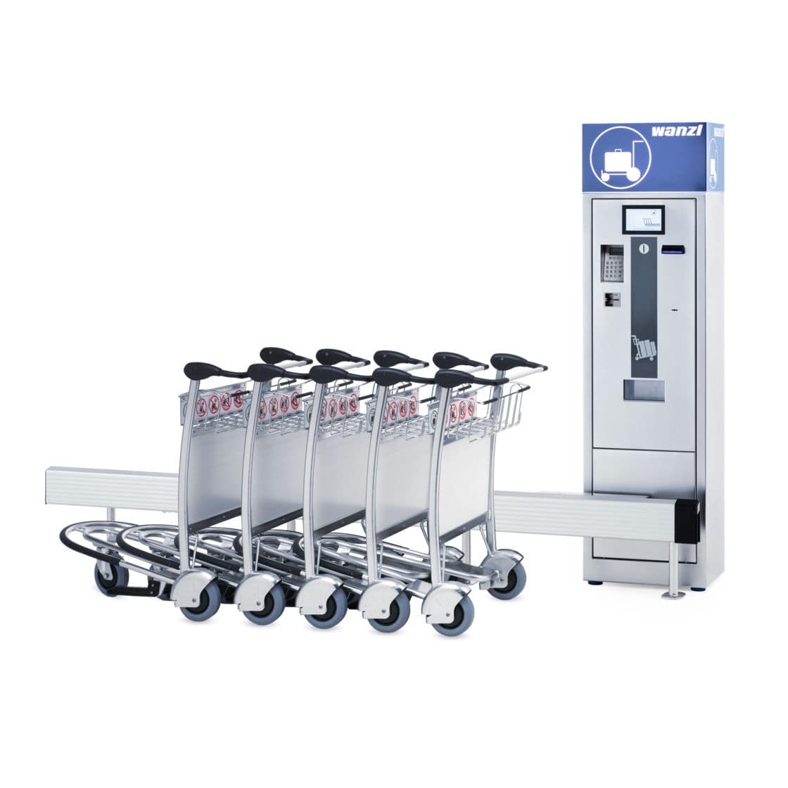 Trolley vending machine - NG - Wanzl GmbH & Co. KGaA - for airport