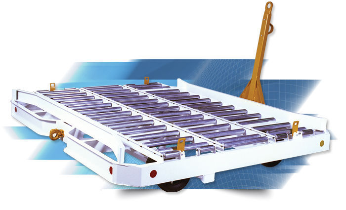 Container dolly - WASP, INC. - for ULD / 2-axle / for air cargo