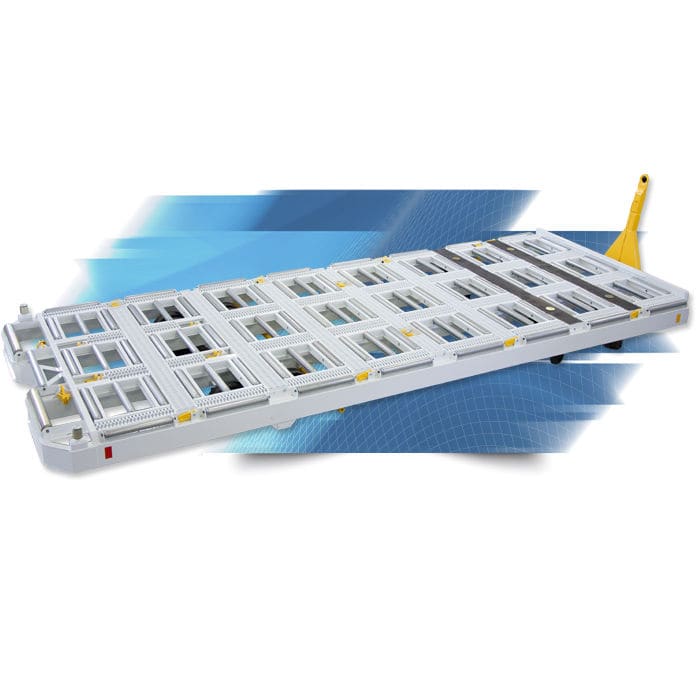 Pallet trailer - WASP, INC. - 2-axle / for airport