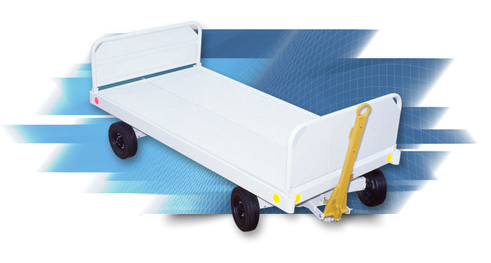 Ground support baggage cart - WASP, INC. - 4-wheel