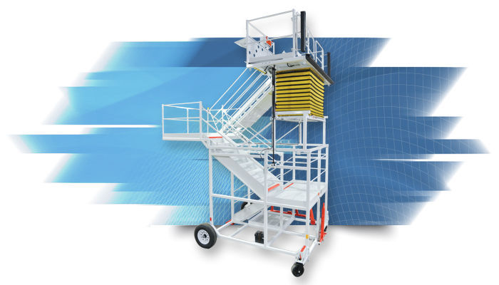 Movable aircraft dock - WASP, INC.