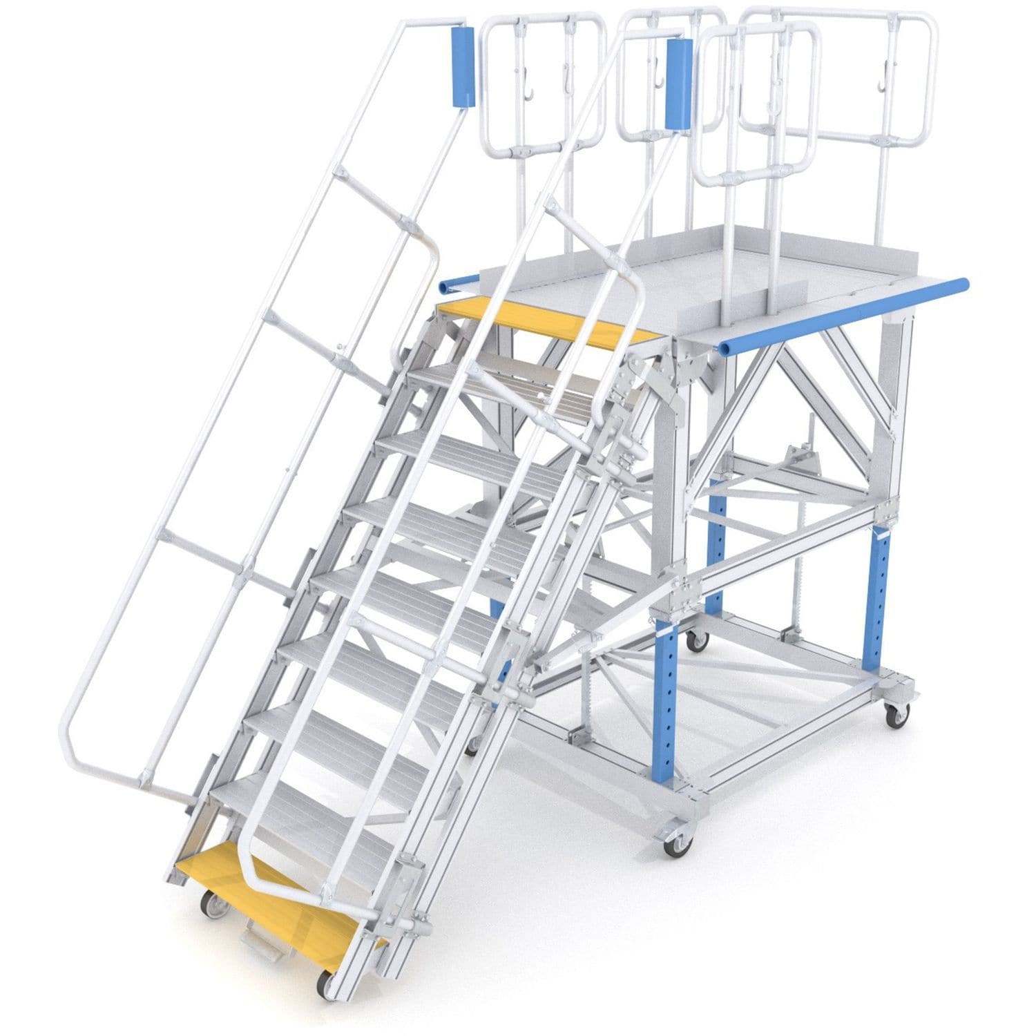 Fuselage access platform - ZARGES GMBH - movable / fixed / adjustable