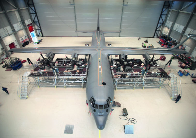 Engine access platform - epim24357 - ZARGES GMBH - fixed / adjustable