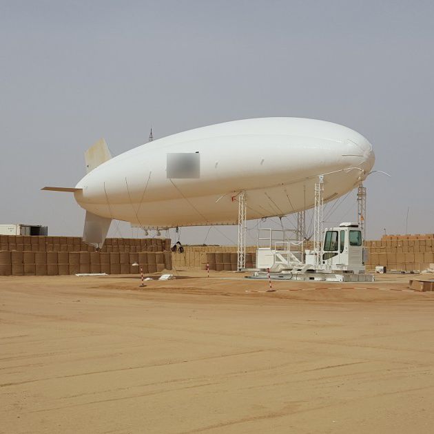 Tethered gas balloon - T-C350 - A-NSE - AERO NAUTIC SERVICES AND ...