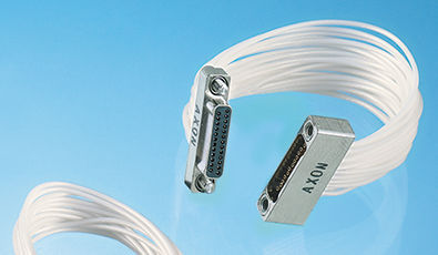 PCB connector - Nano-D - AXON'CABLE - for airliners / micro-D / nano-D