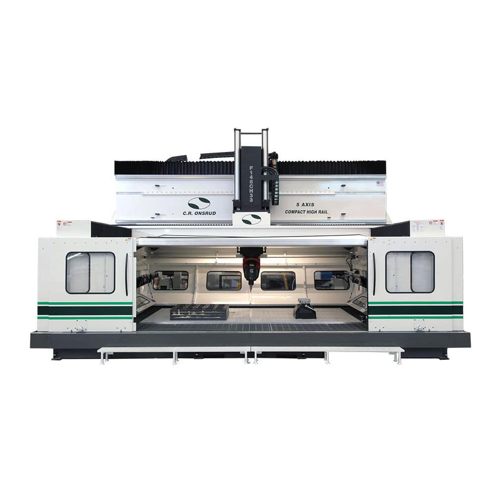 Metal router - 5 AXIS COMPACT HIGH RAIL - C.R. ONSRUD - 5-axis or more / CNC / for aeronautics