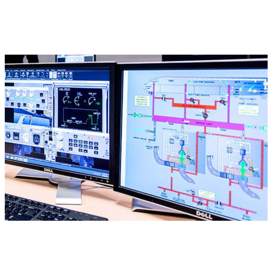Flight simulator - VSIM - CAE - training / cockpit / PC-based