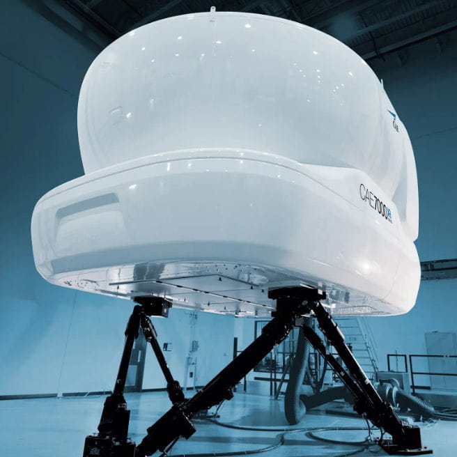 Flight simulation cabin - 7000XR - CAE - training / FFS / full