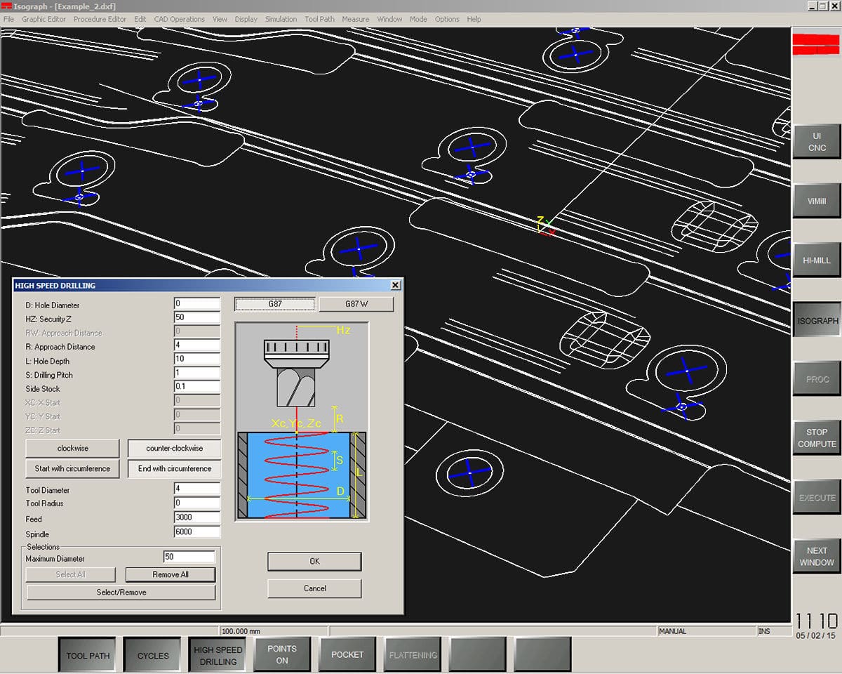 Control software - Isograph - FIDIA SPA - CAD/CAM / programming / machining
