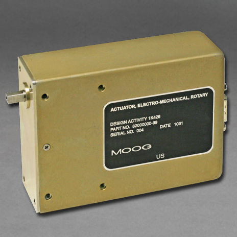 Electric actuator - 820 series - MOOG INC. - rotary / for aircraft