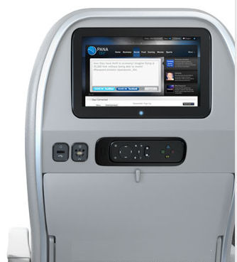 Aircraft cabin IFE - eX1 - PANASONIC AVIONICS CORPORATION