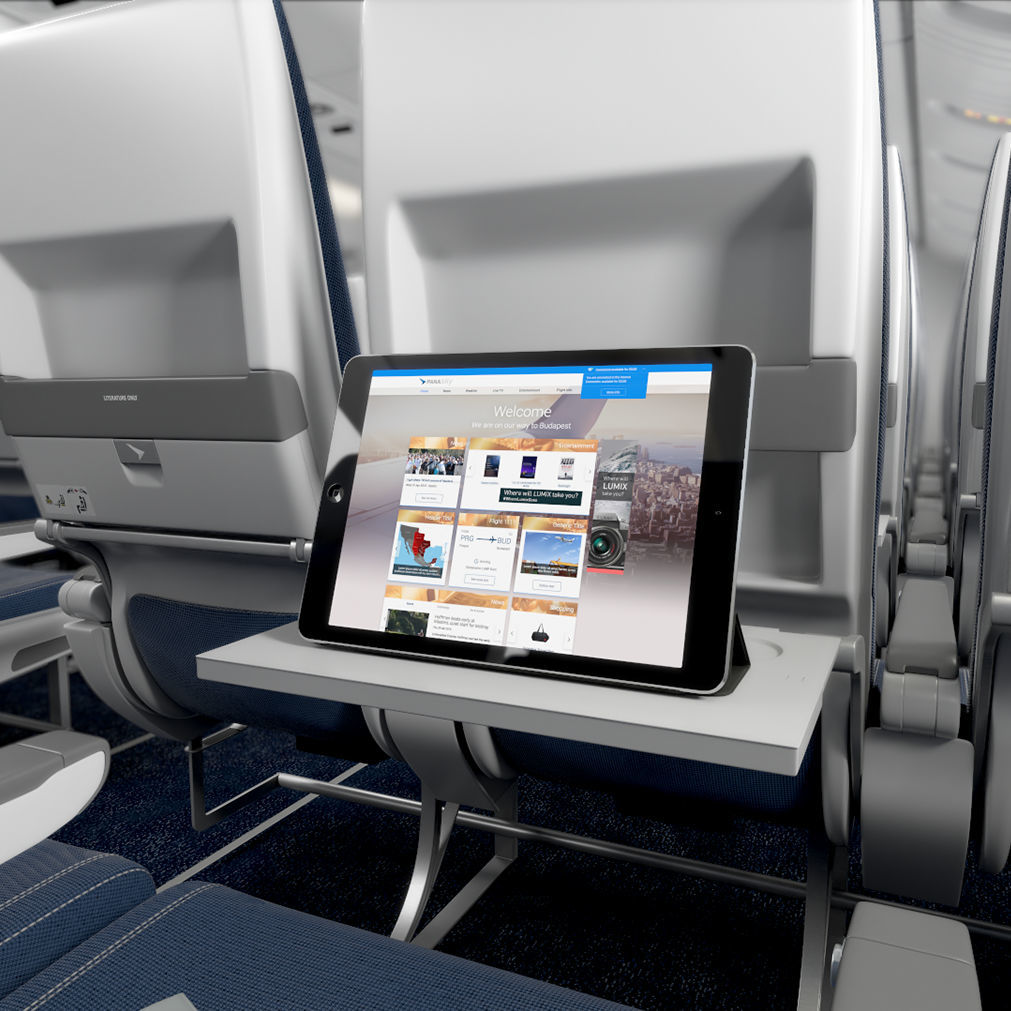 Inflight entertainment aircraft cabin display - PANASONIC AVIONICS ...