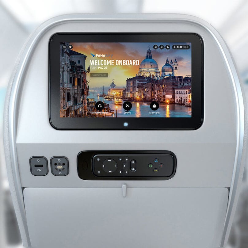 Inflight entertainment aircraft cabin display - eX1 - PANASONIC ...