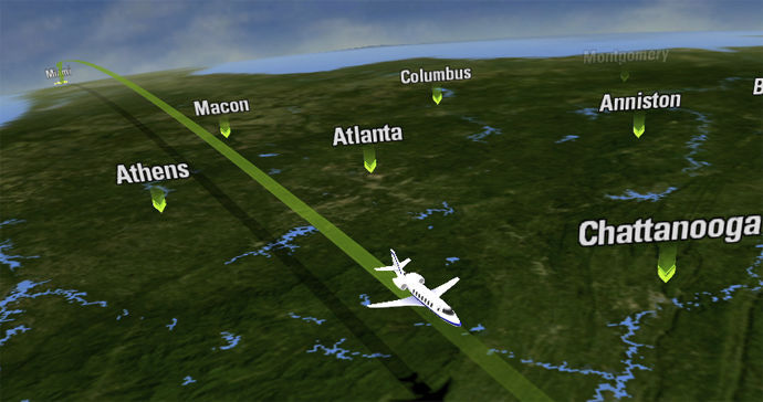 Aircraft cabin IFE - Airshow 500 - Collins Aerospace - Rockwell Collins ...