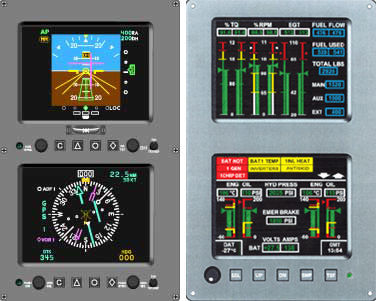 Aircraft EFIS - IIDS - ROGERSON KRATOS / INTHEAIRNET - for helicopter / HD