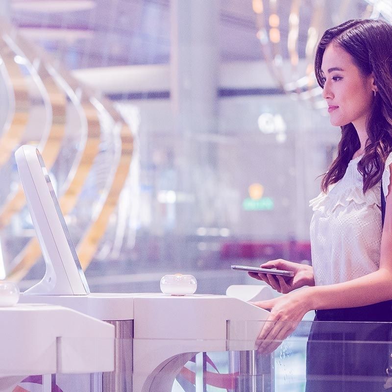 Airport border e-gate - MFace™ - IDEMIA - with facial recognition