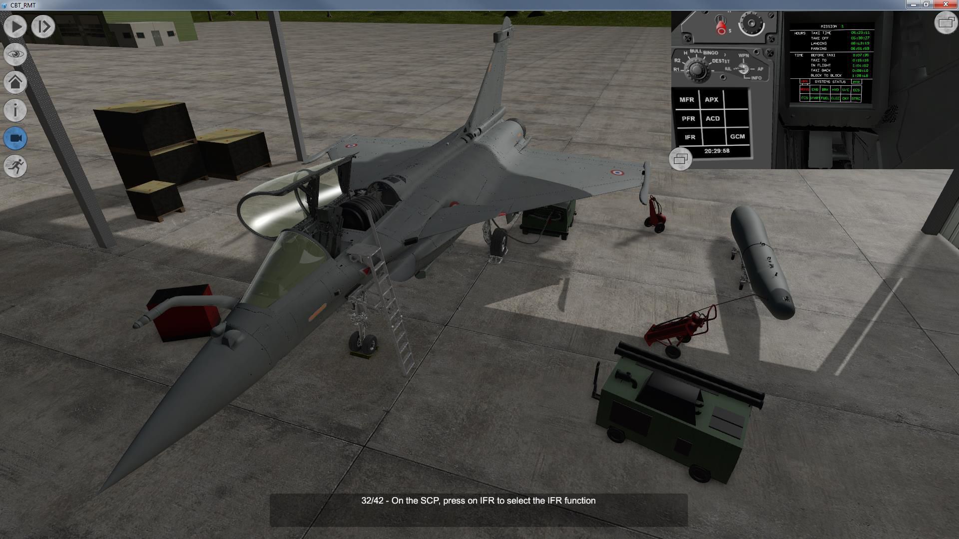 Flight simulator - VMT - SOGITEC INDUSTRIES - training / cockpit