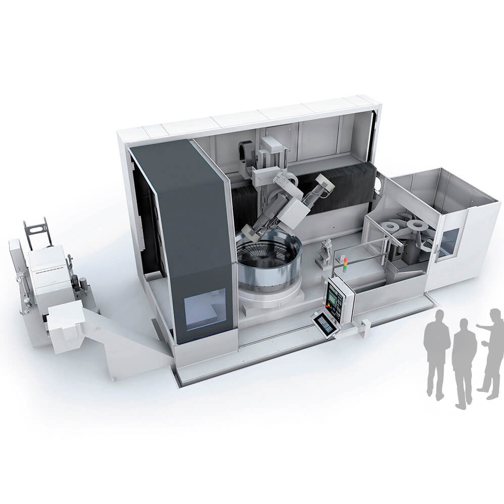 Vertical disc grinding machine - Berthiez RVU series - STARRAG AG - 4 ...