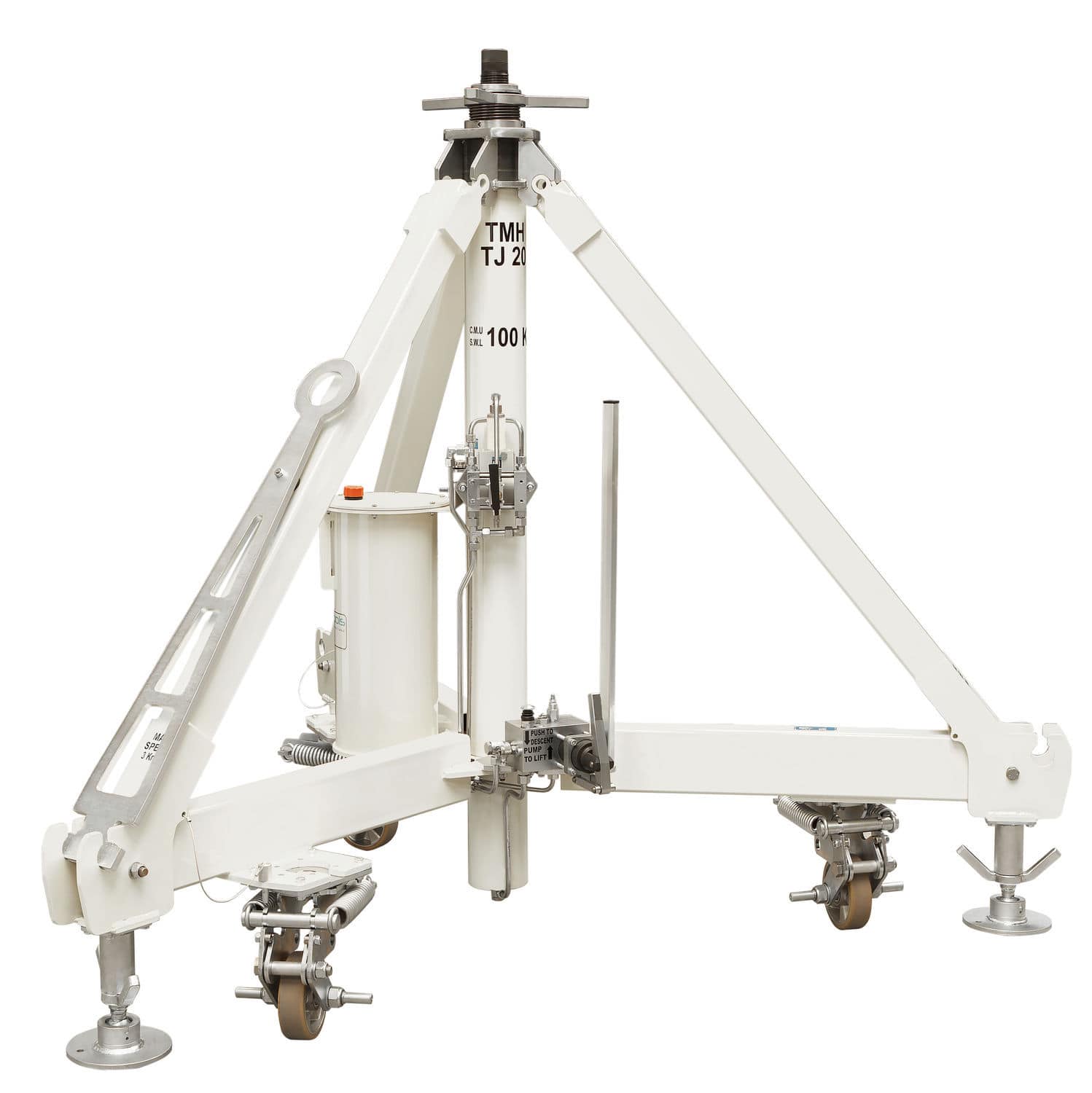 Aircraft jack - TMH TJ20 - TECHMAN-HEAD GROUP - hydraulic / tripod