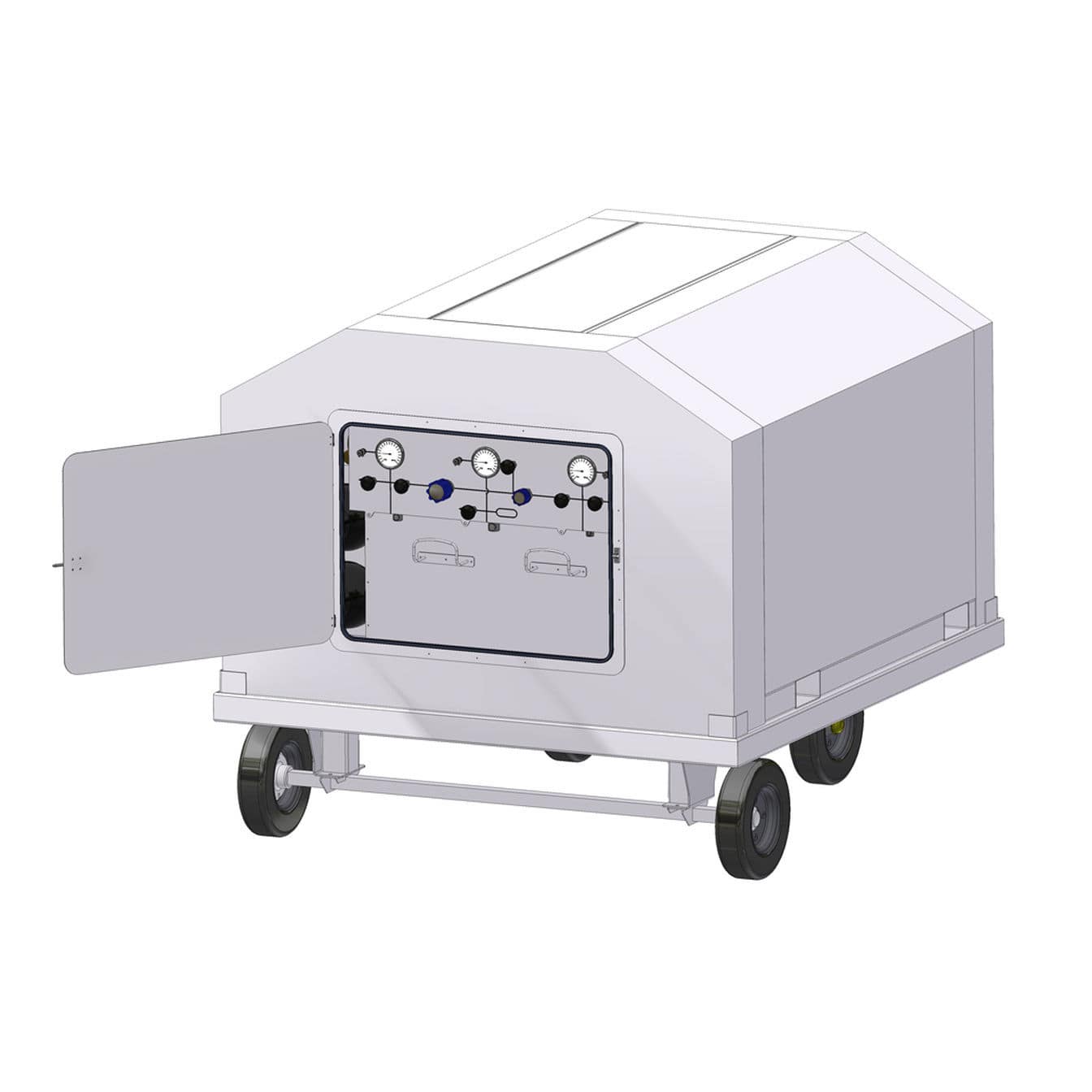 Nitrogen service cart - TMH RD80 - TECHMAN-HEAD GROUP